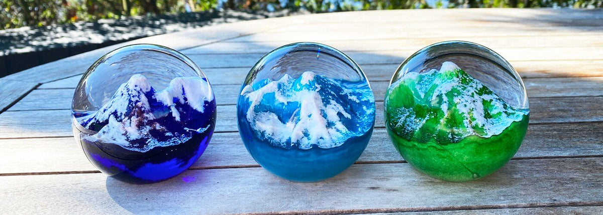 Environmental Paperweights – Glass Eye Studio