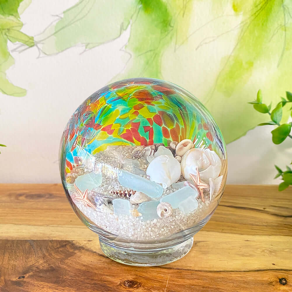 Rainbow Sea Globes – Glass Eye Studio